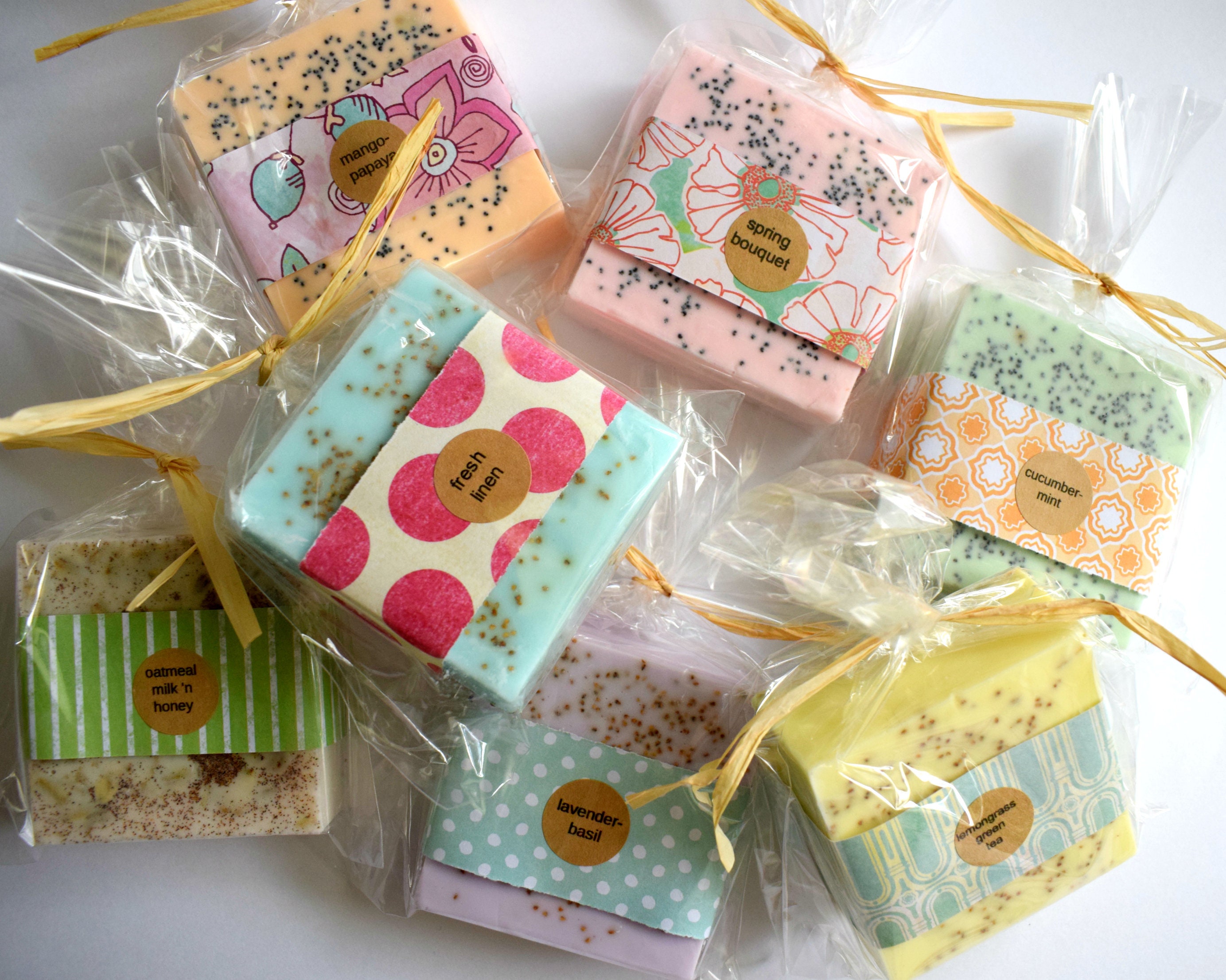 Handmade Colorful Bar Soaps: Free Shipping Free Shipping - Etsy
