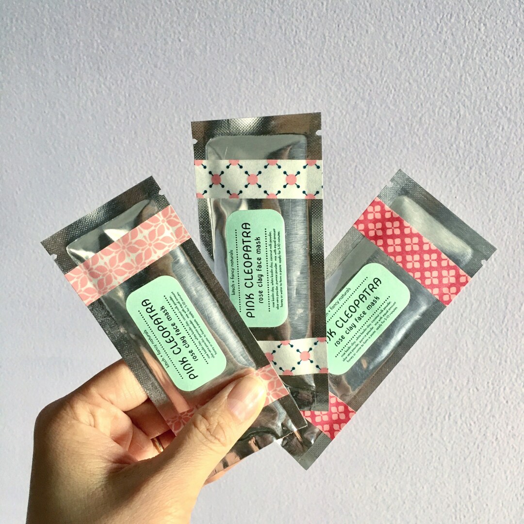 Natural Clay Face Mask: Travel Mask - Etsy