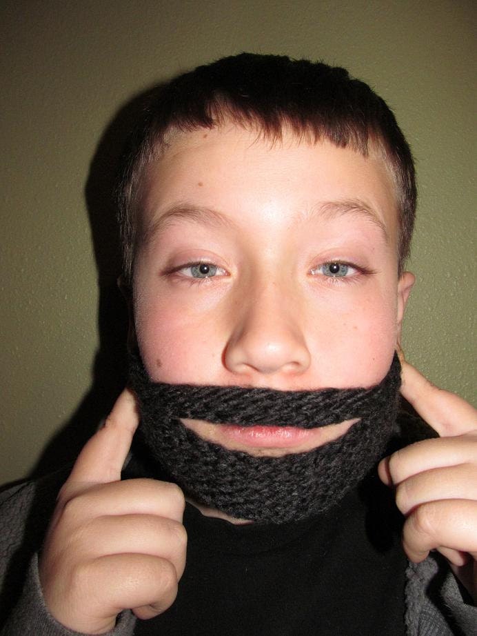 Loom Knit Pattern for Beard With Instructions, Chart, and Photos ...