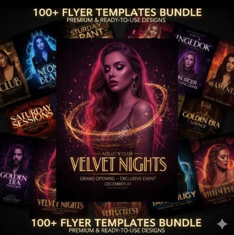 100+ Editable Flyer Templates Bundle | Business, Event, Marketing ...