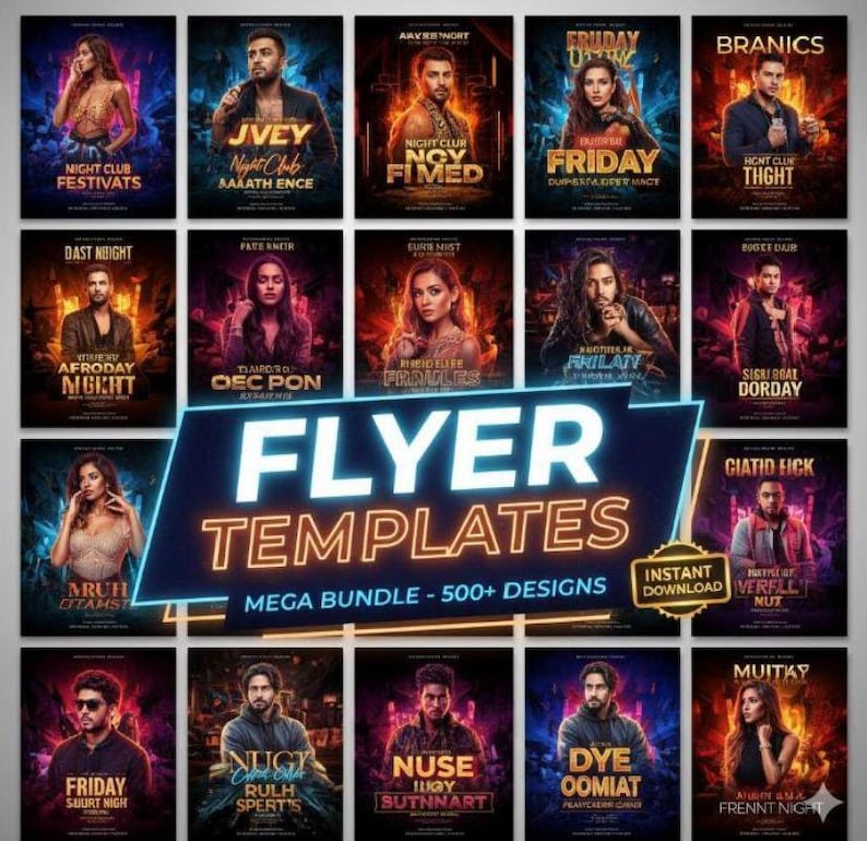100+ Editable Flyer Templates Bundle | Business, Event, Marketing ...