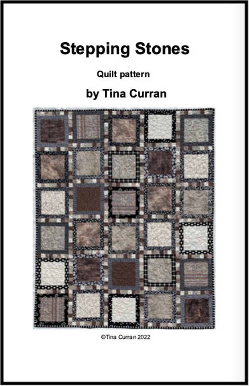 PDF Quilt Pattern Digital Pattern for Stepping Stones Quilt - Etsy