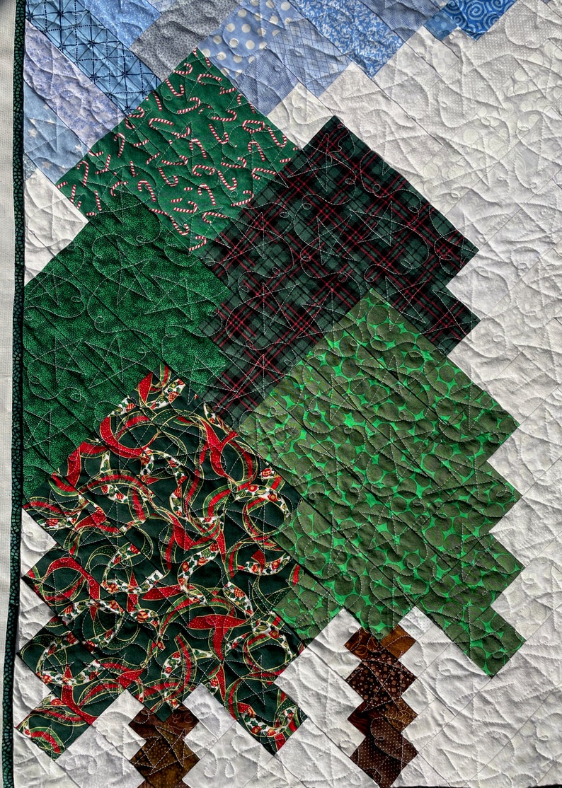 PDF Quilt Pattern Digital Pattern for Ski Run Winter Scene Holiday ...