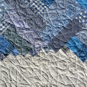 PDF Quilt Pattern -- Digital Pattern for Ski Run; Winter Scene; Holiday ...