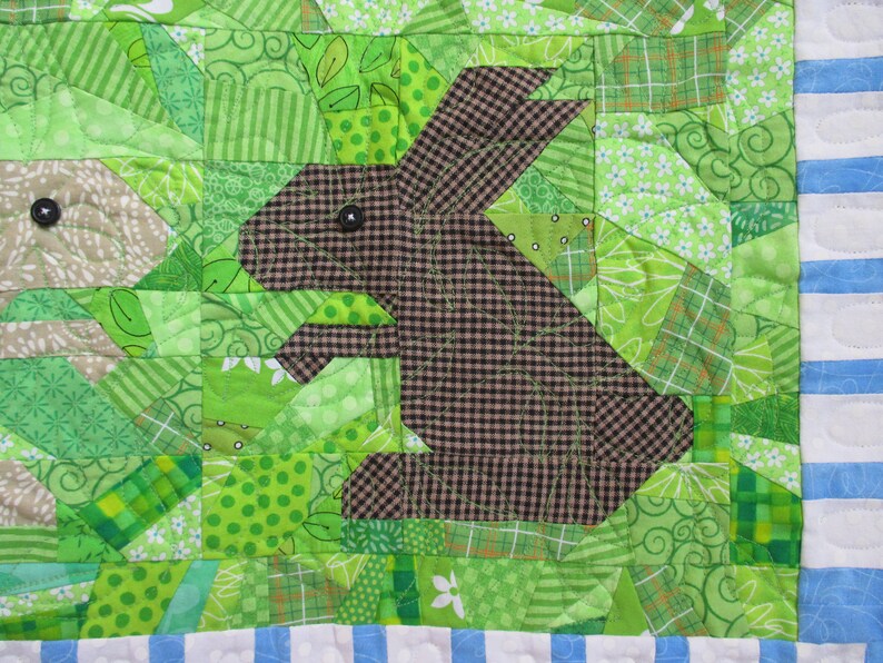 PDF Quilt Pattern -- Digital Pattern for the Bunny Family Wall Quilt - Etsy