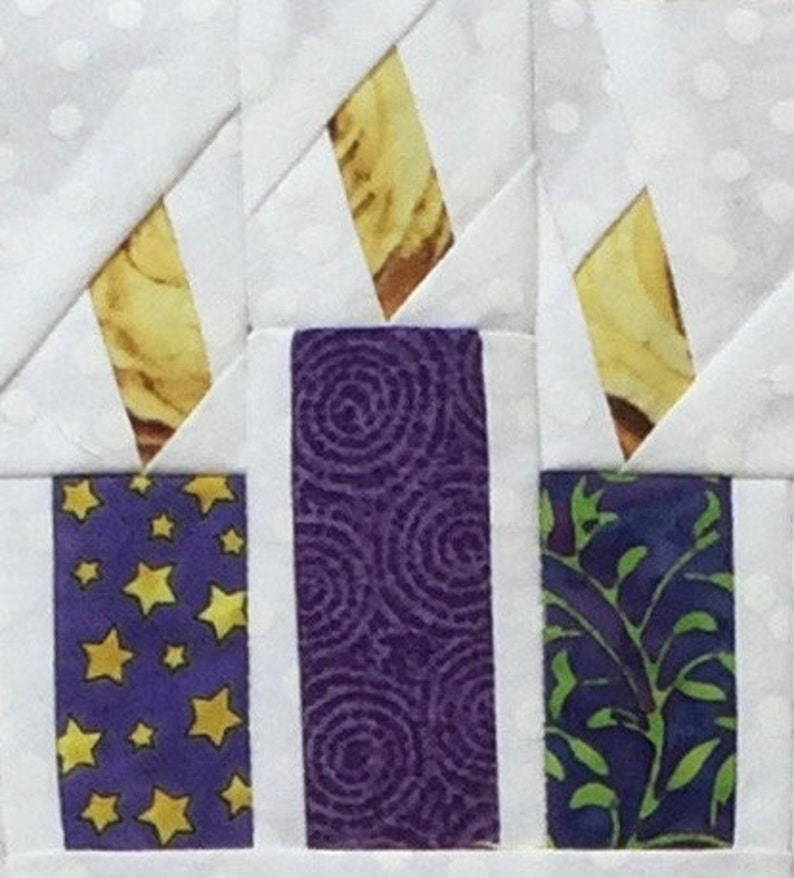PDF Quilt Block Pattern Digital Pattern for Candles Quilt - Etsy