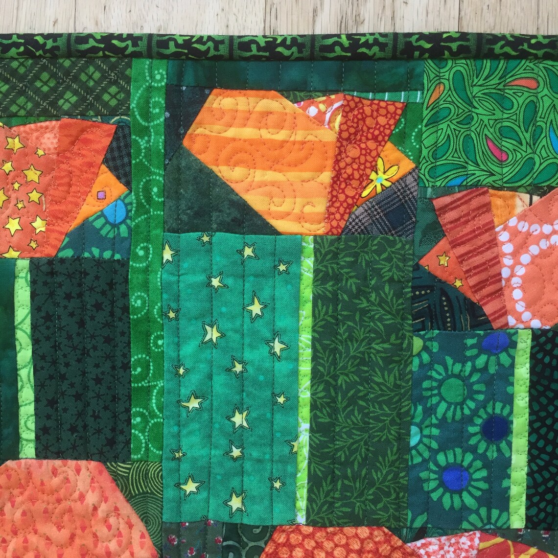 Quilt Pattern Paper Pattern for California Poppies Quilt - Etsy