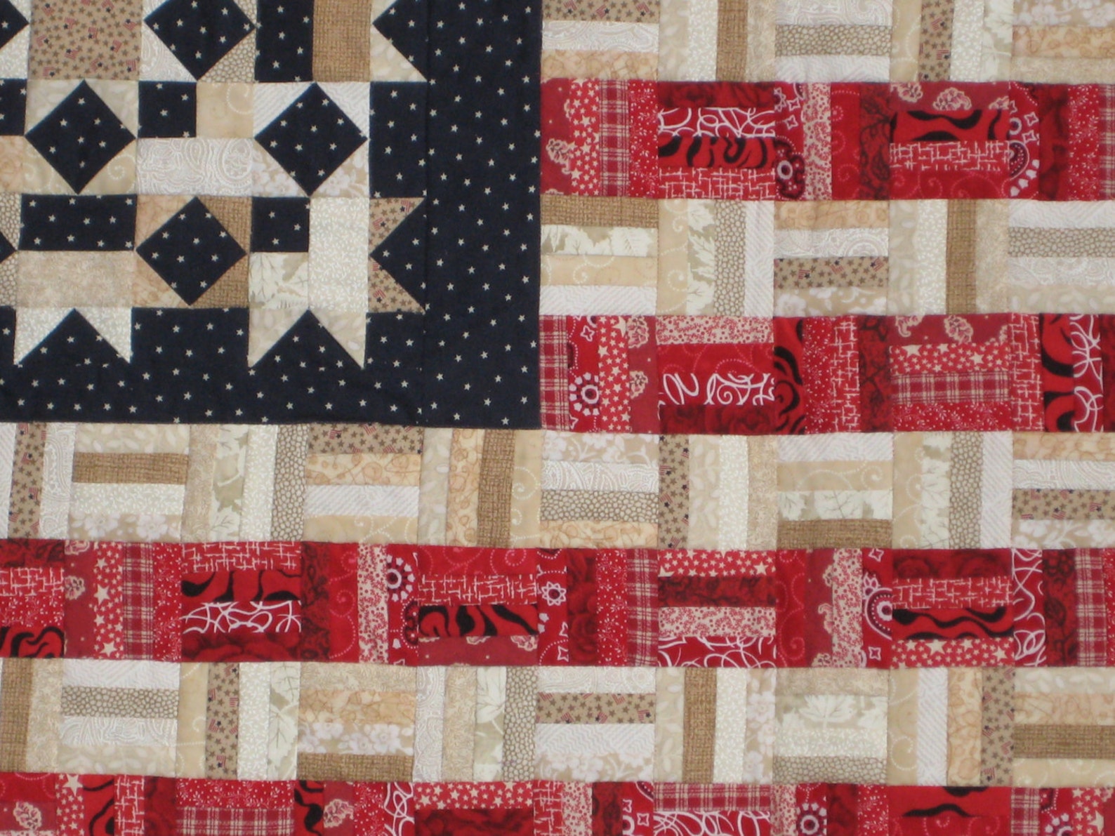 PDF Quilt Pattern Digital Pattern for Flag 2 Wall Quilt - Etsy