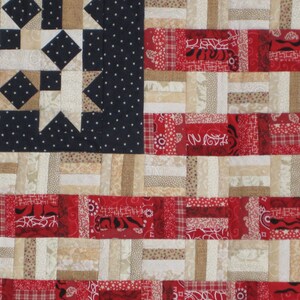 PDF Quilt Pattern Digital Pattern for Flag 2 Wall Quilt pdf - Etsy