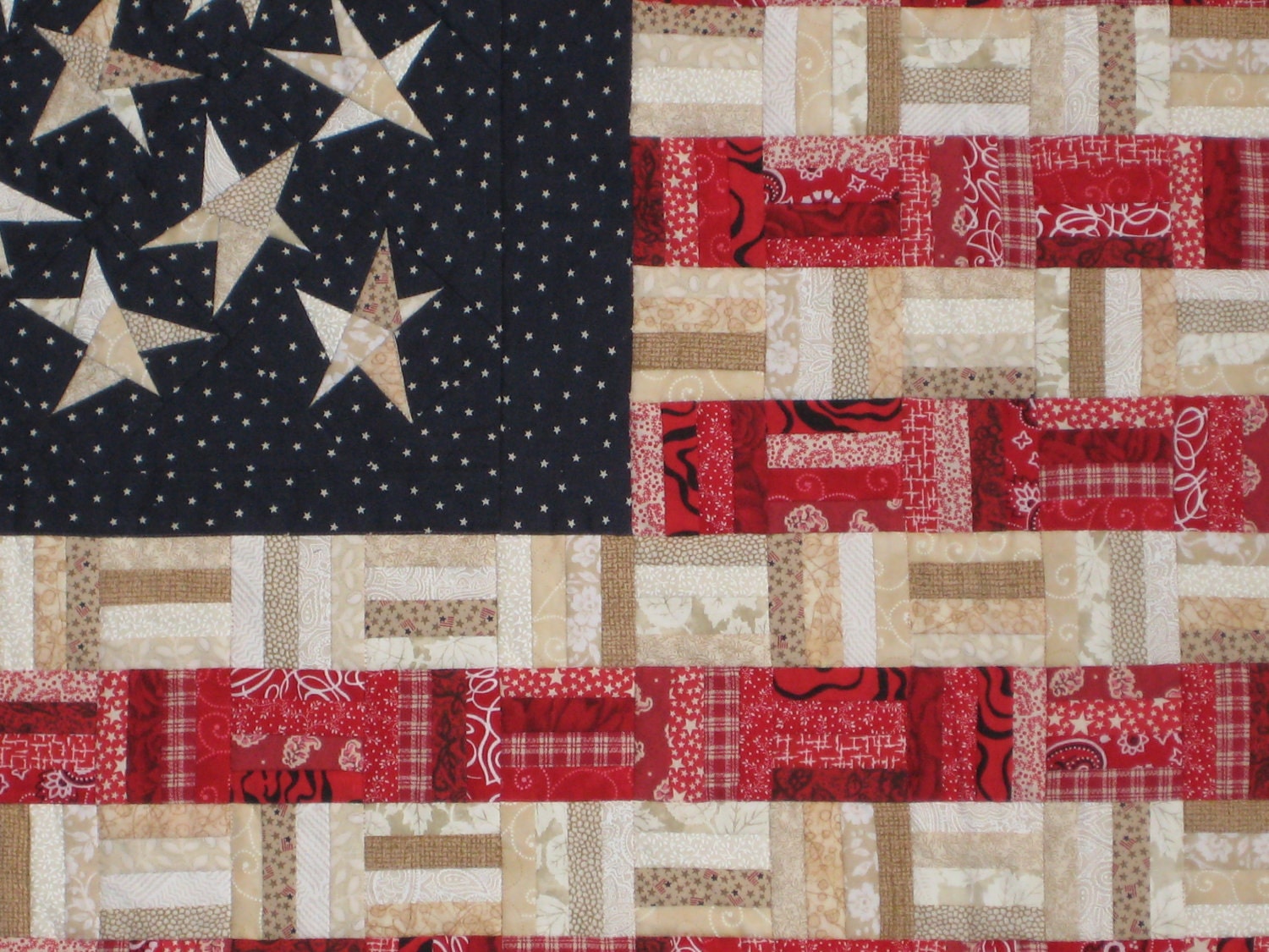 Flag No. 3 Wall Quilt - Etsy