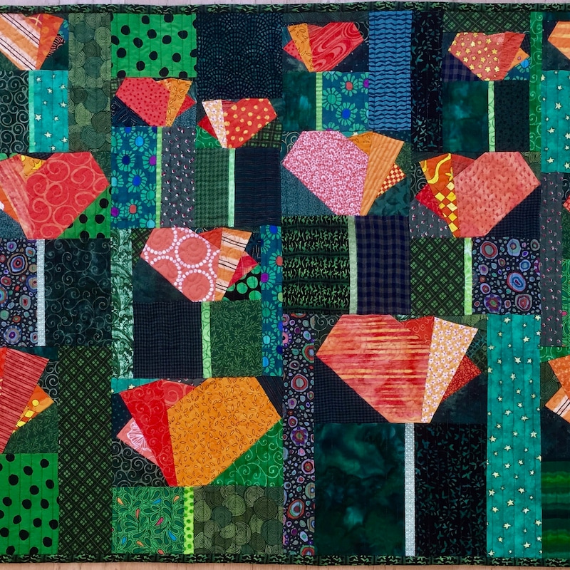 Poppy Quilt Pattern - Etsy