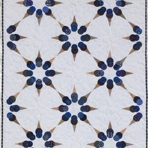 Quilt Pattern -- Paper Pattern for Dancing Ice Cream Cones Quilt - Etsy