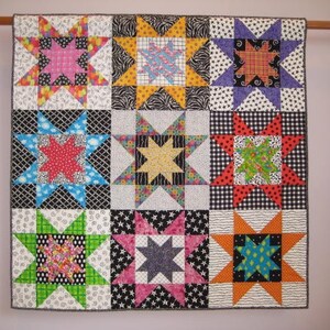 Quilt Pattern -- Paper Pattern for Seeing Stars Quilt - Etsy