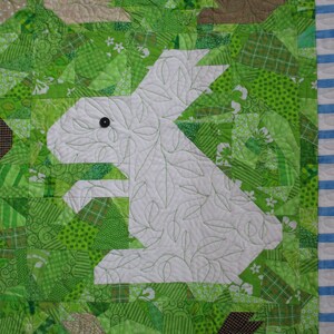 PDF Quilt Pattern -- Digital Pattern for the Bunny Family Wall Quilt - Etsy