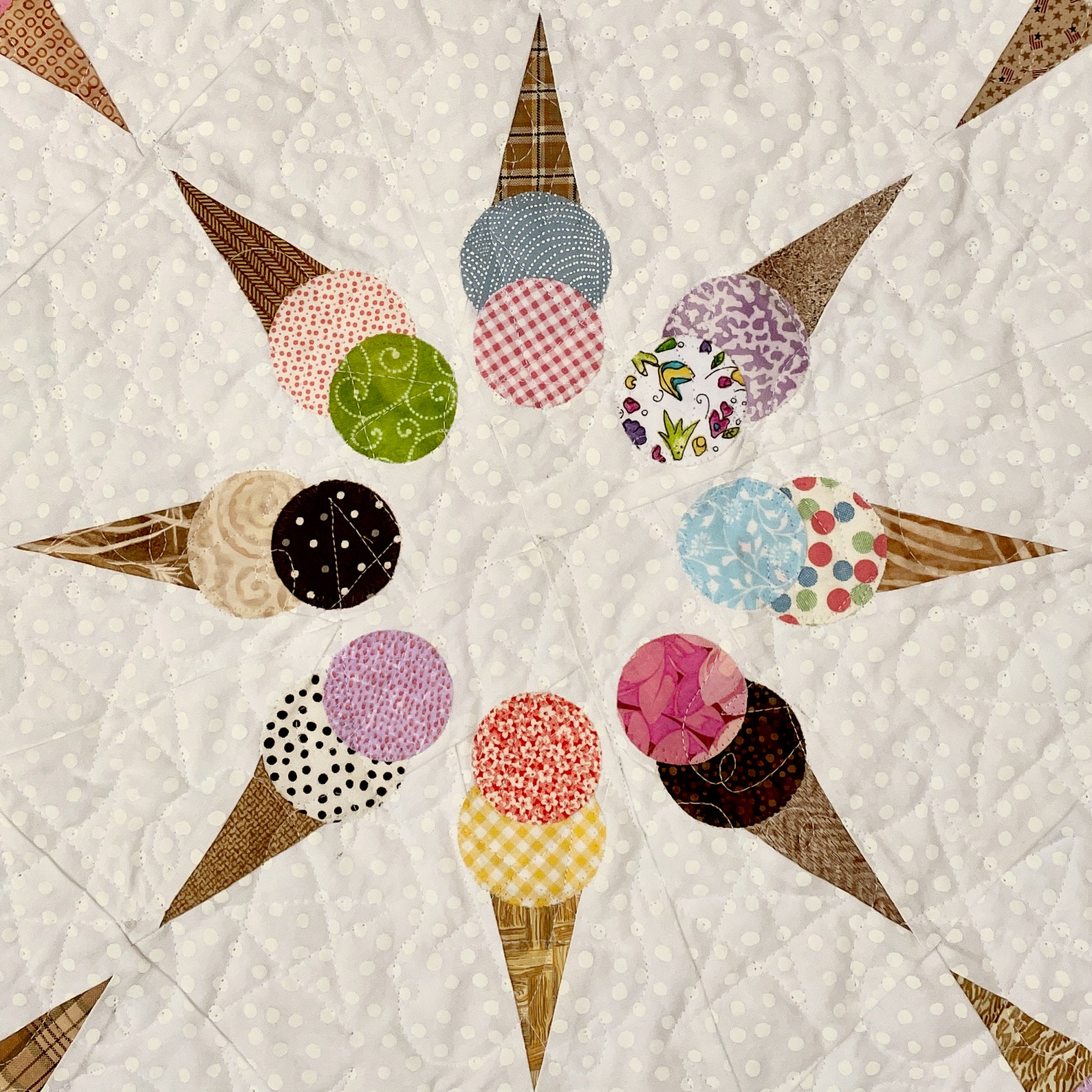 Dancing Ice Cream Cones 2 Quilt - Etsy