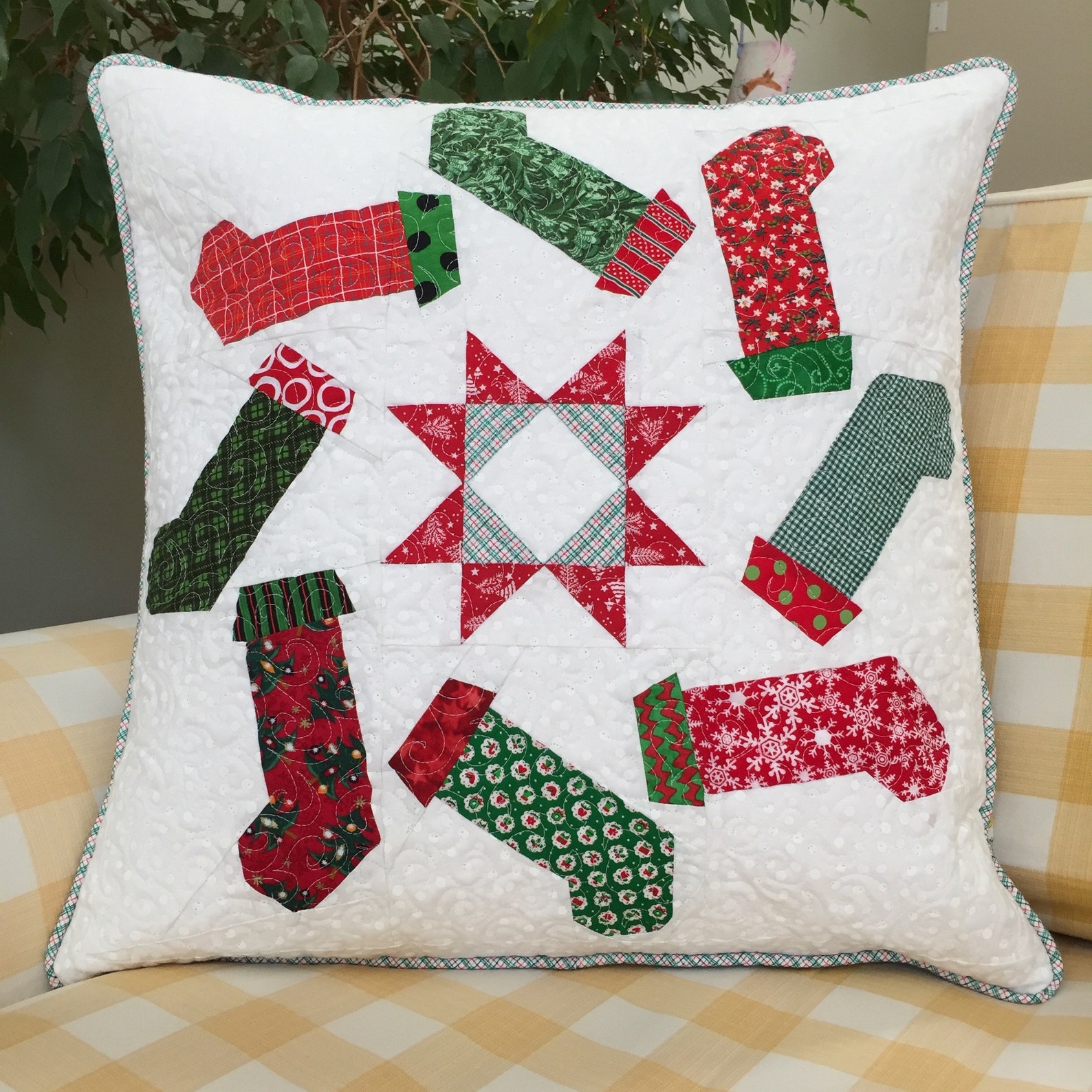 PDF Quilt Block Pattern Digital Pattern for Stockings Quilt - Etsy