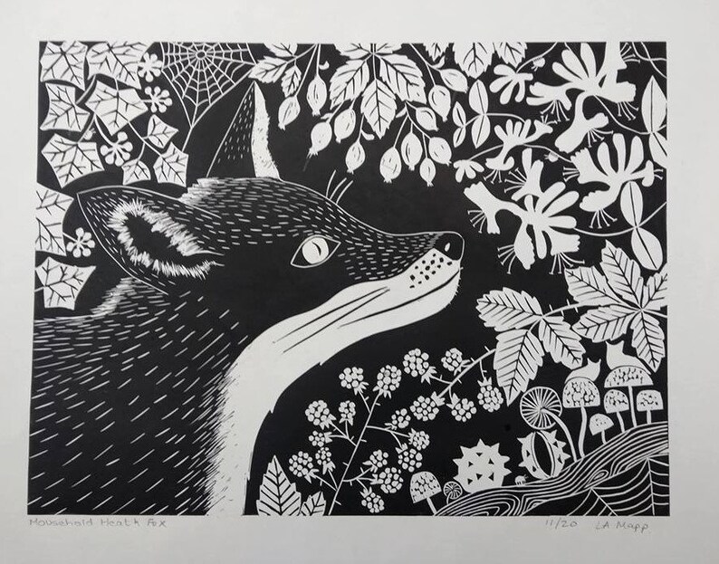 Norfolk Fox 'mousehold Heath Fox' Limited Edition - Etsy UK