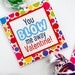 BLOW POP LOLLIPOP Valentine's Day Tags Set of 12 one Dozen - Etsy