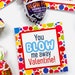 BLOW POP LOLLIPOP Valentine's Day Tags Set of 12 {one Dozen} - Etsy