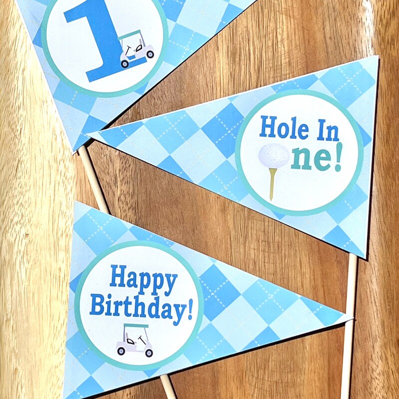 Hole in One Flag Display - Etsy