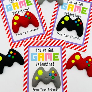 PRINT YOUR OWN Girly You've Got Game Valentine's Day Treat Tags Cards ...