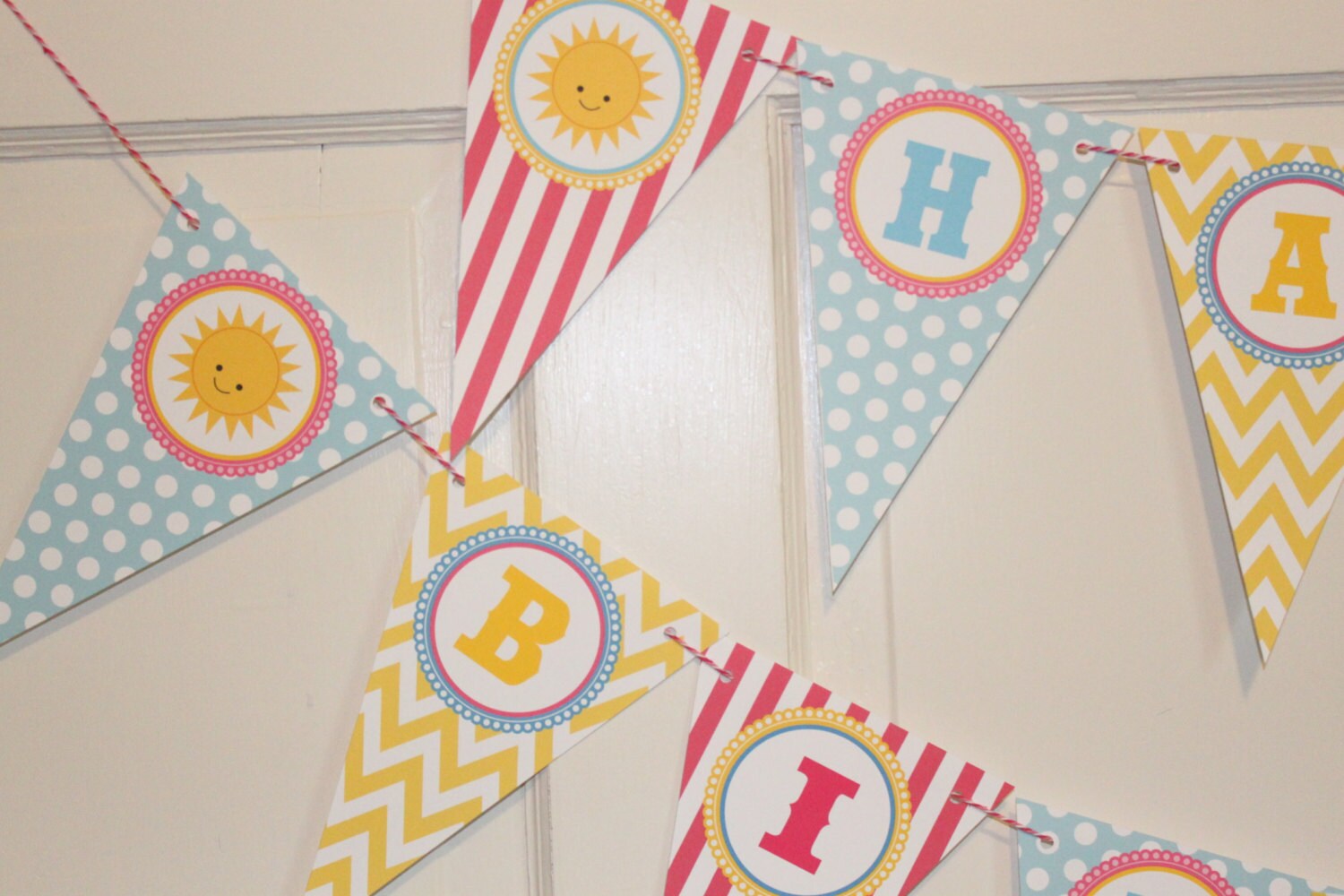 LITTLE MISS SUNSHINE Happy Birthday or Baby Shower Banner - Etsy