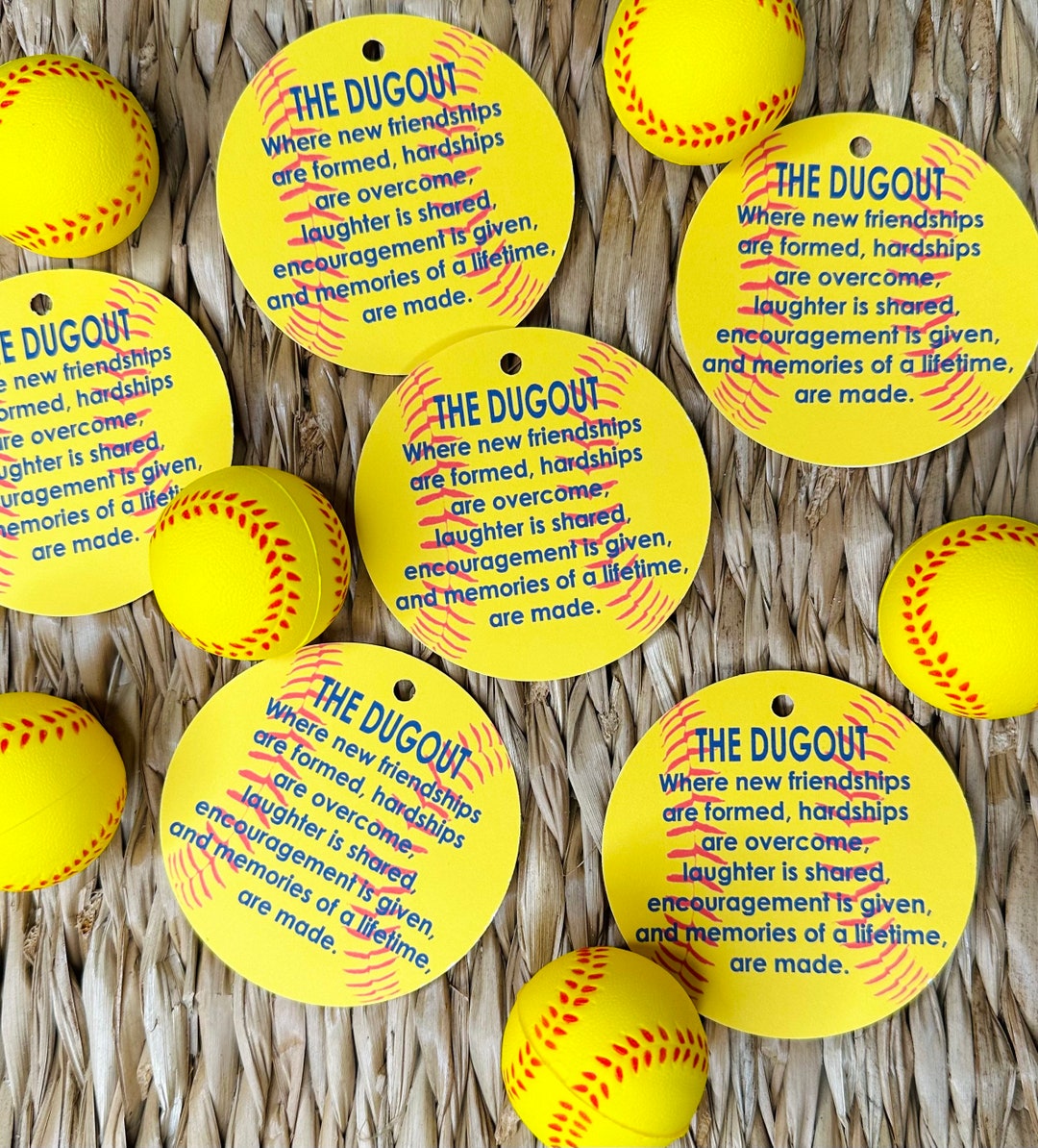 PRINT YOUR OWN Instant Download Softball Treat Bag Favor Tags - Etsy