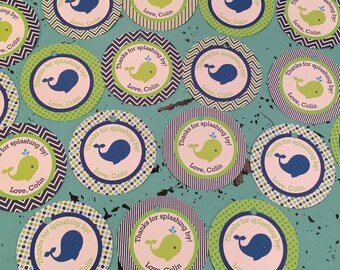 PREPPY WHALE GIRL Theme Party Happy Birthday or Baby Shower | Etsy