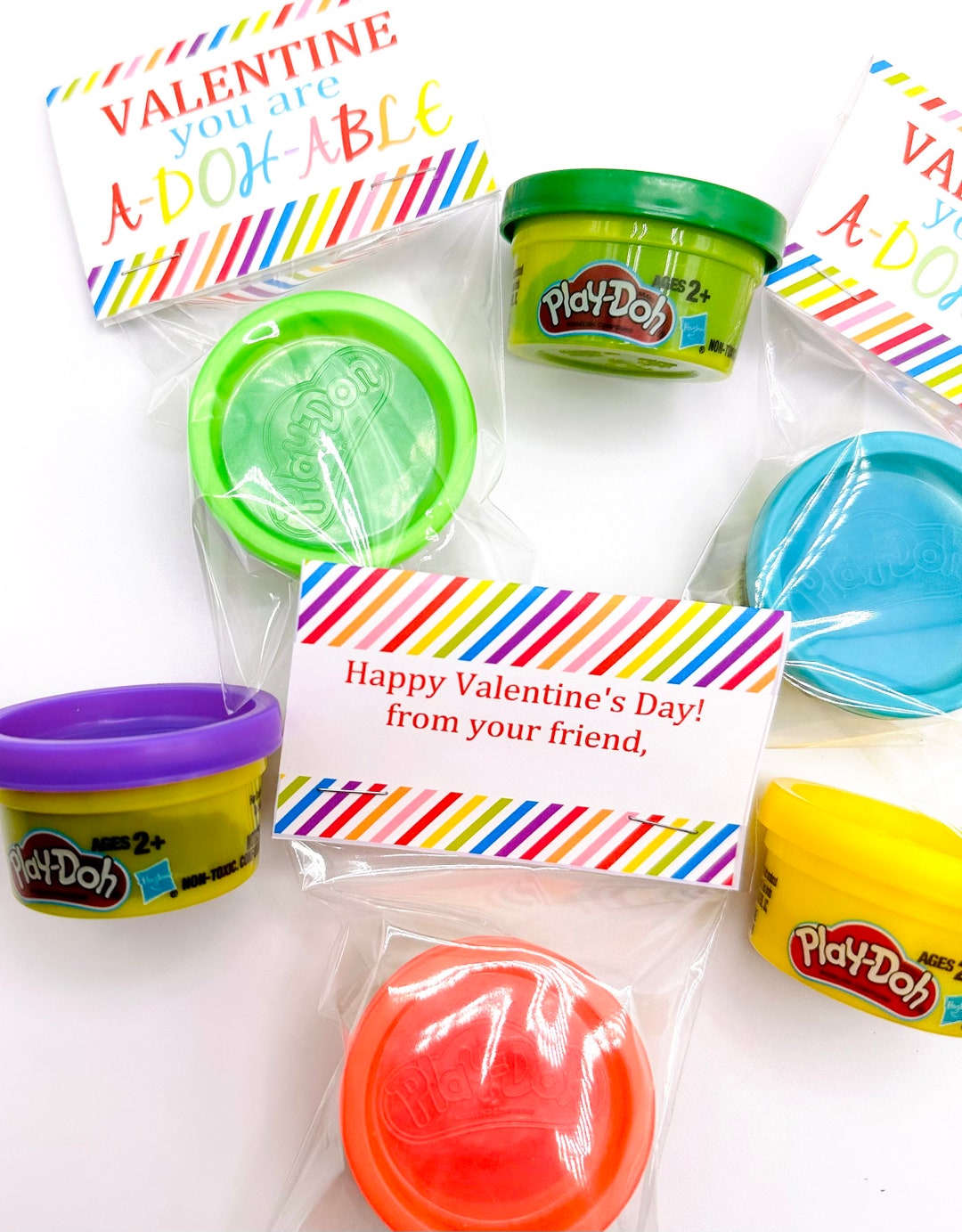 AH-DOH-ABLE Playdoh Class Valentines Day Tags Printable for Kids ...