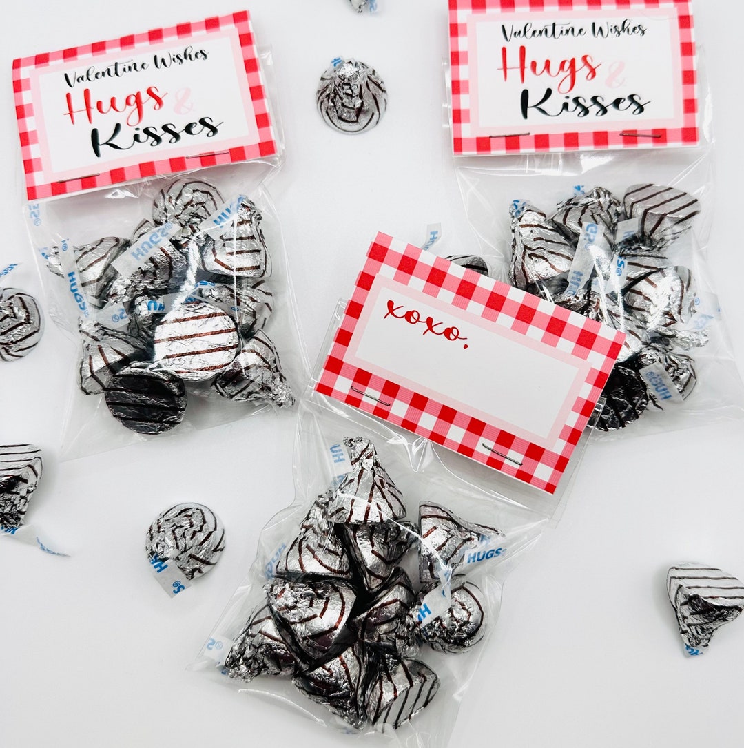 PRINT YOUR OWN Hugs & Kisses Treat Tags Cards Digital Download - Etsy