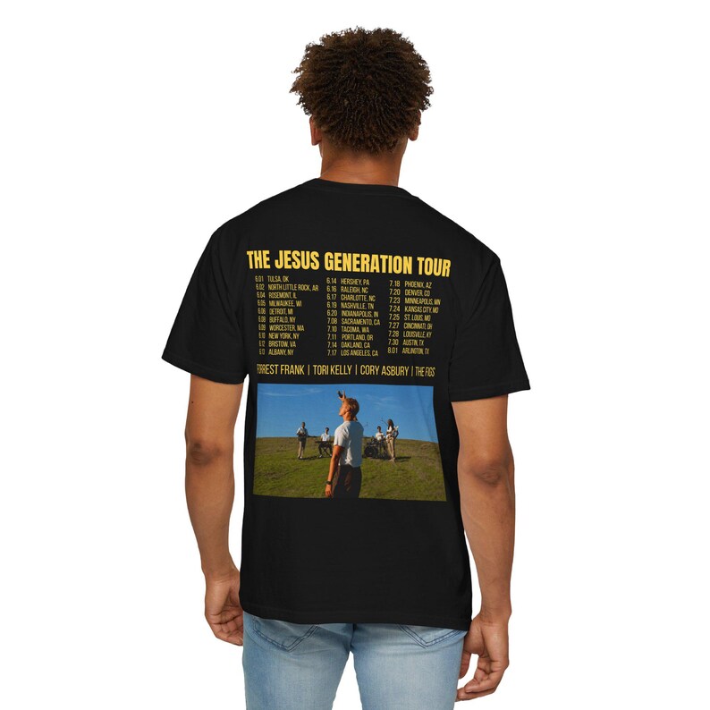 Forrest Frank Jesus Generation Tour PNG Design (digital Download ...
