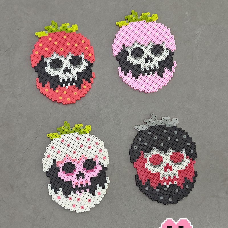 Strawberry elephant pixel art - Etsy.de