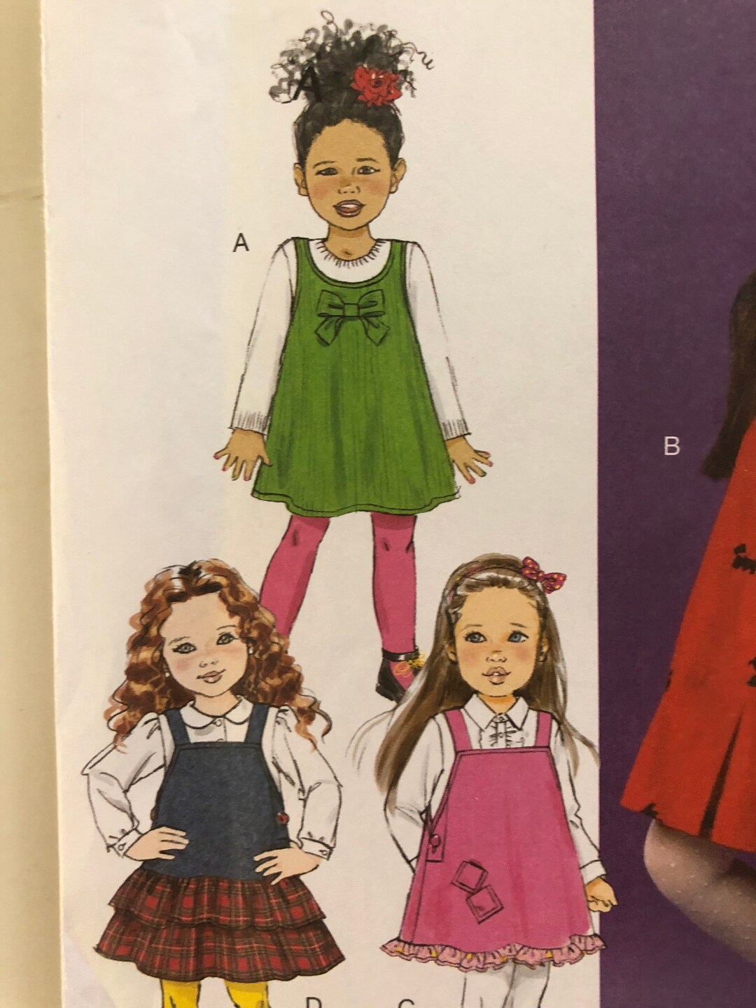 Toddlers Jumper Butterick 5945 Pattern Sizes 2-5 Uncut - Etsy