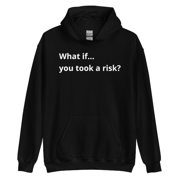 Taking a Risk Hoodie - Etsy