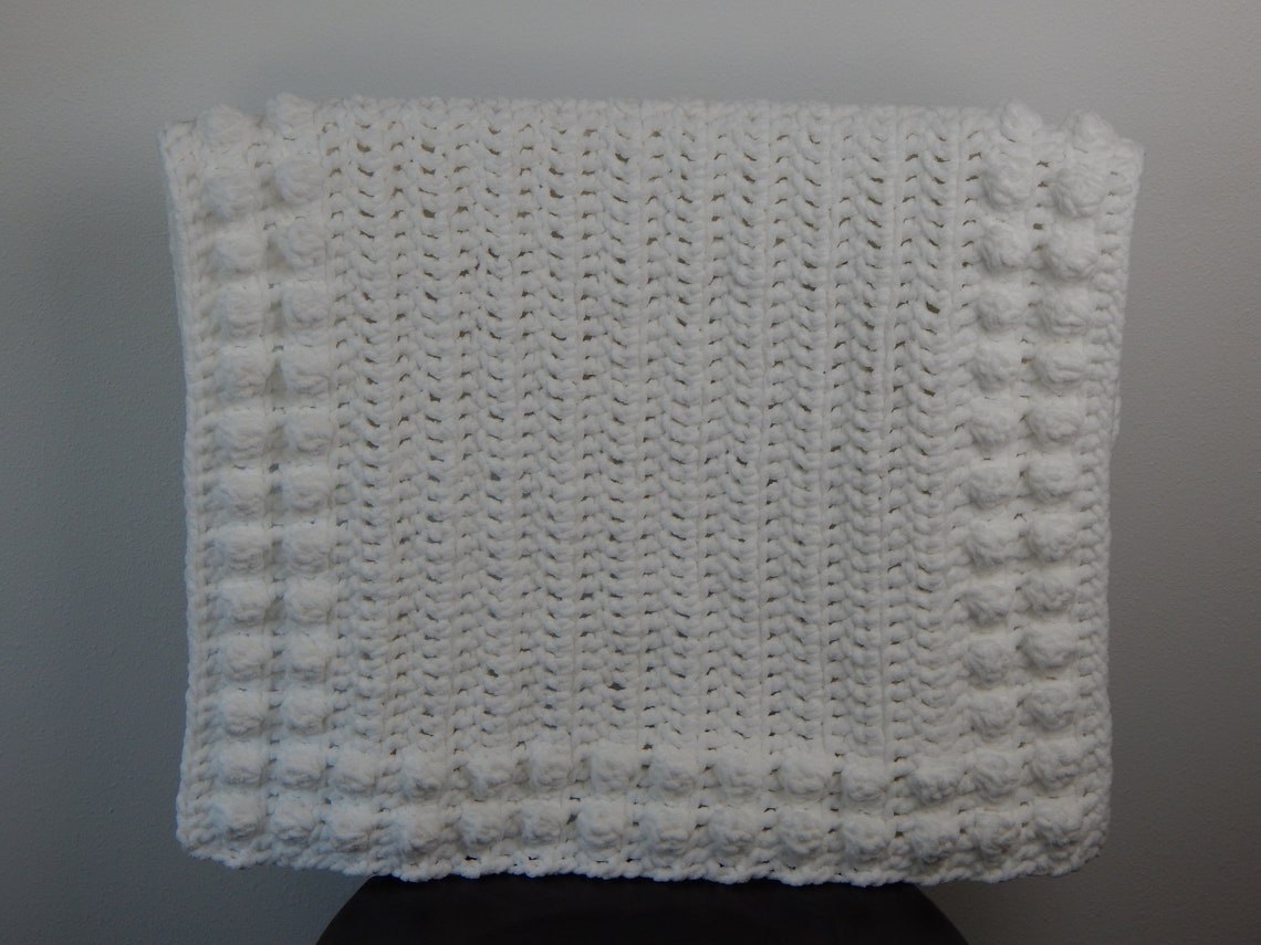 Crochet PATTERN PDF, the Fluffy Clouds Baby Blanket Pattern, Puff ...