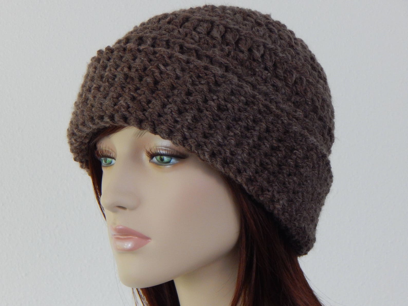 Crochet PATTERN PDF the Nature Lover Beanie Folded Cuff Hat | Etsy