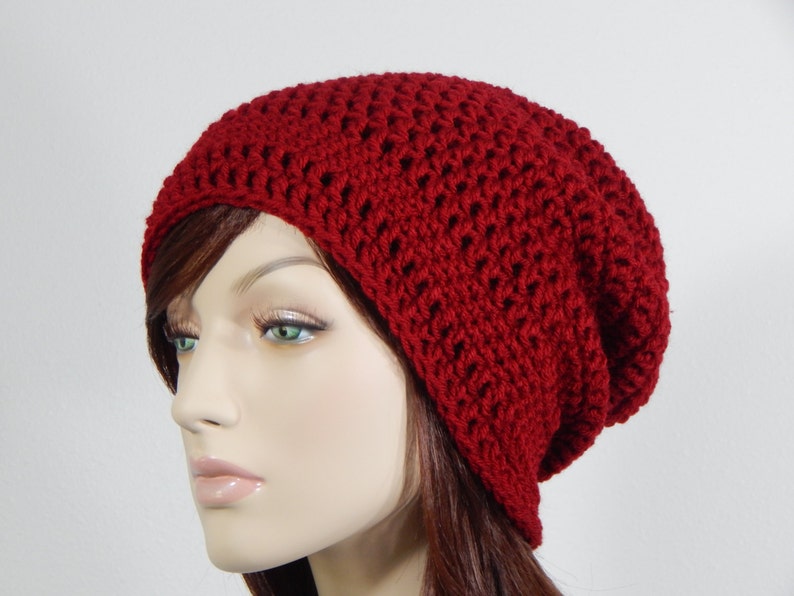 Color Choices Red Slouch Hat Black Slouchy Beanie Grey - Etsy