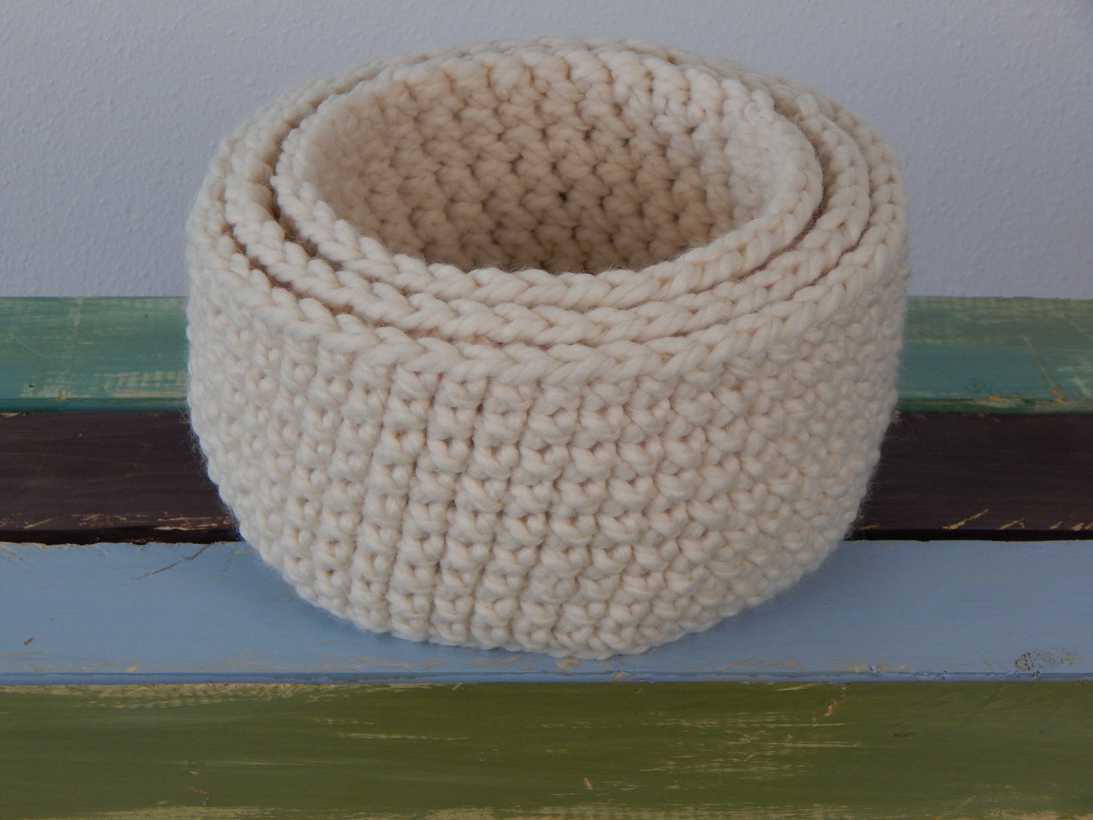 Crochet PATTERN PDF the Nesting Baskets Trio Crochet Pattern | Etsy