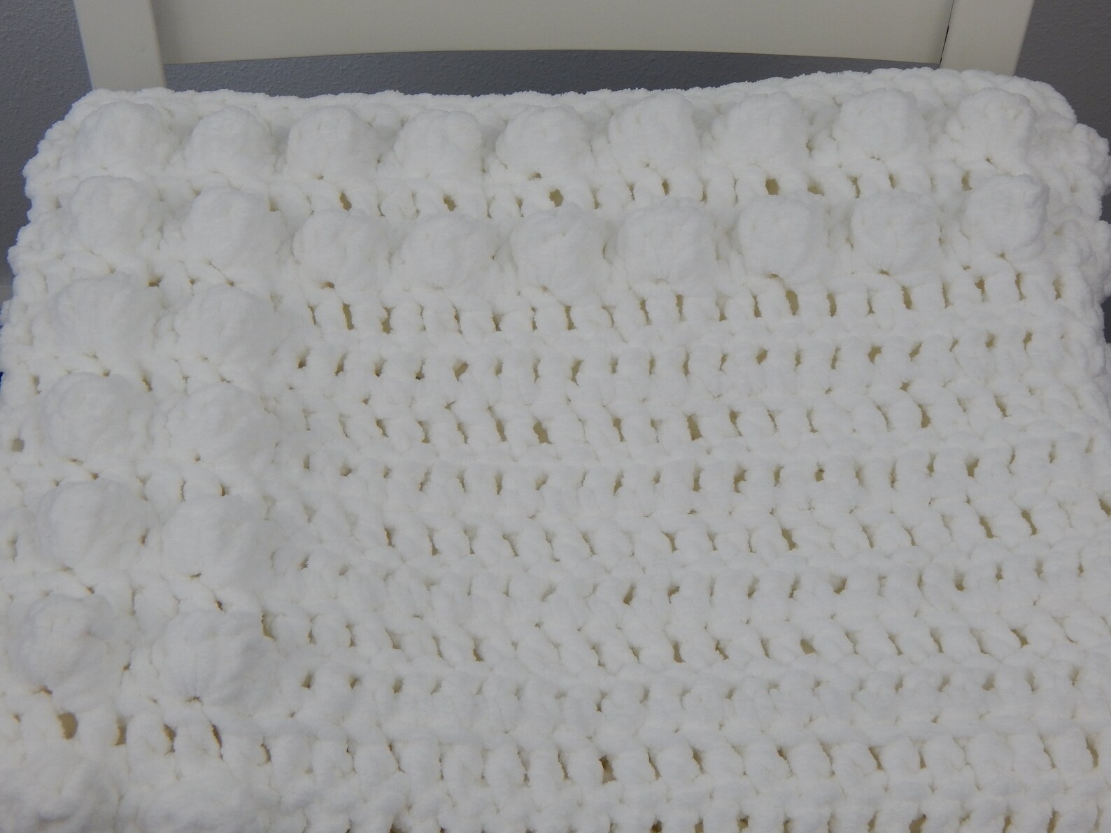 Crochet PATTERN PDF, the Fluffy Clouds Baby Blanket Pattern, Puff ...