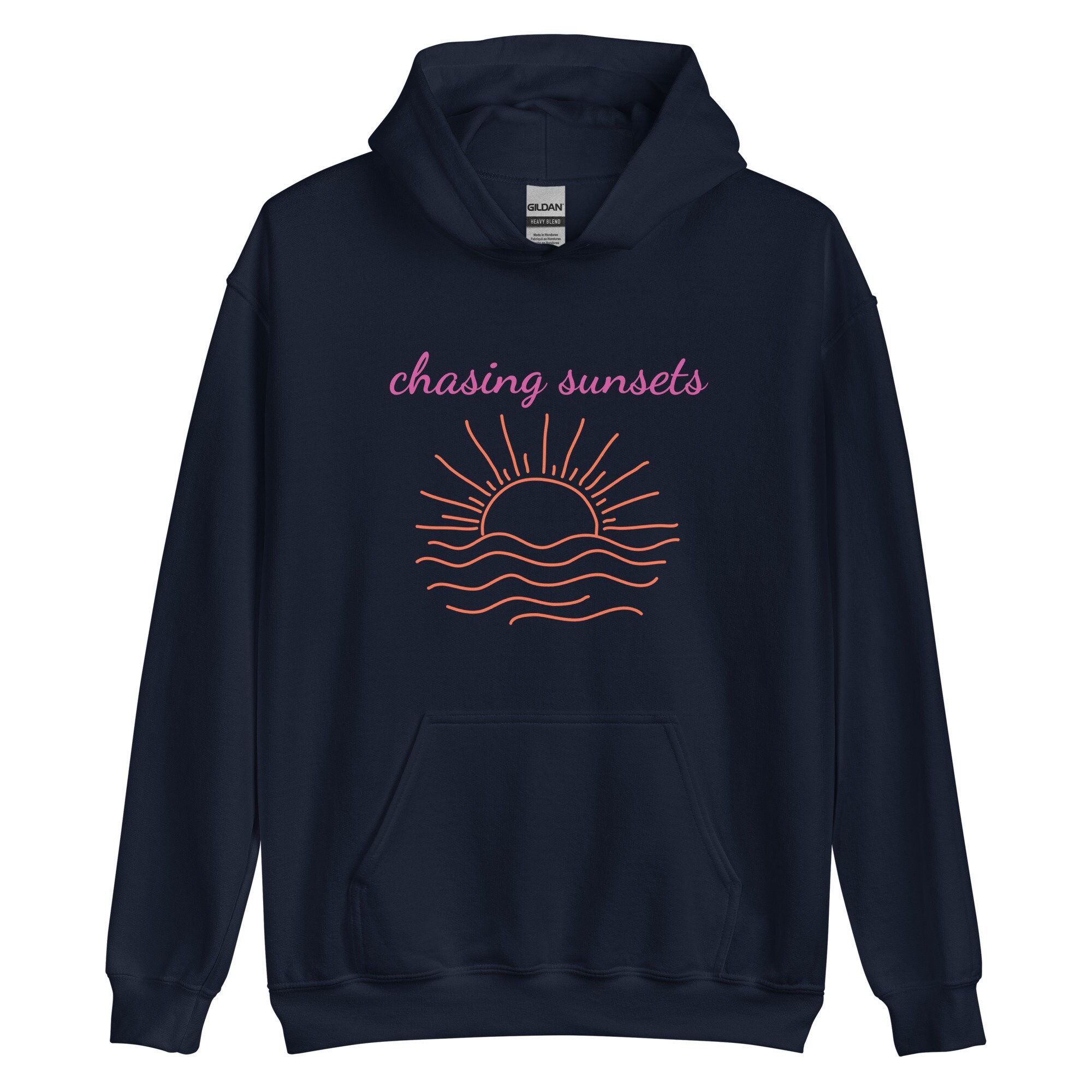 Color Choices Chasing Sunsets Hoodie, Sunset Unisex Hoodie Sweatshirt ...