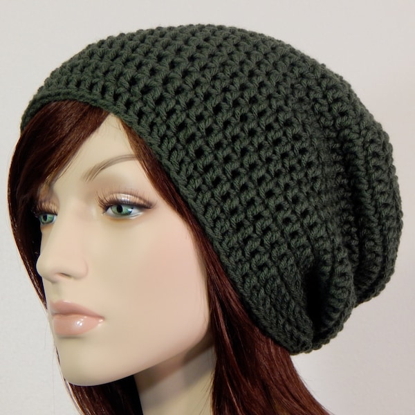 Cotton Slouchy Hat - Etsy