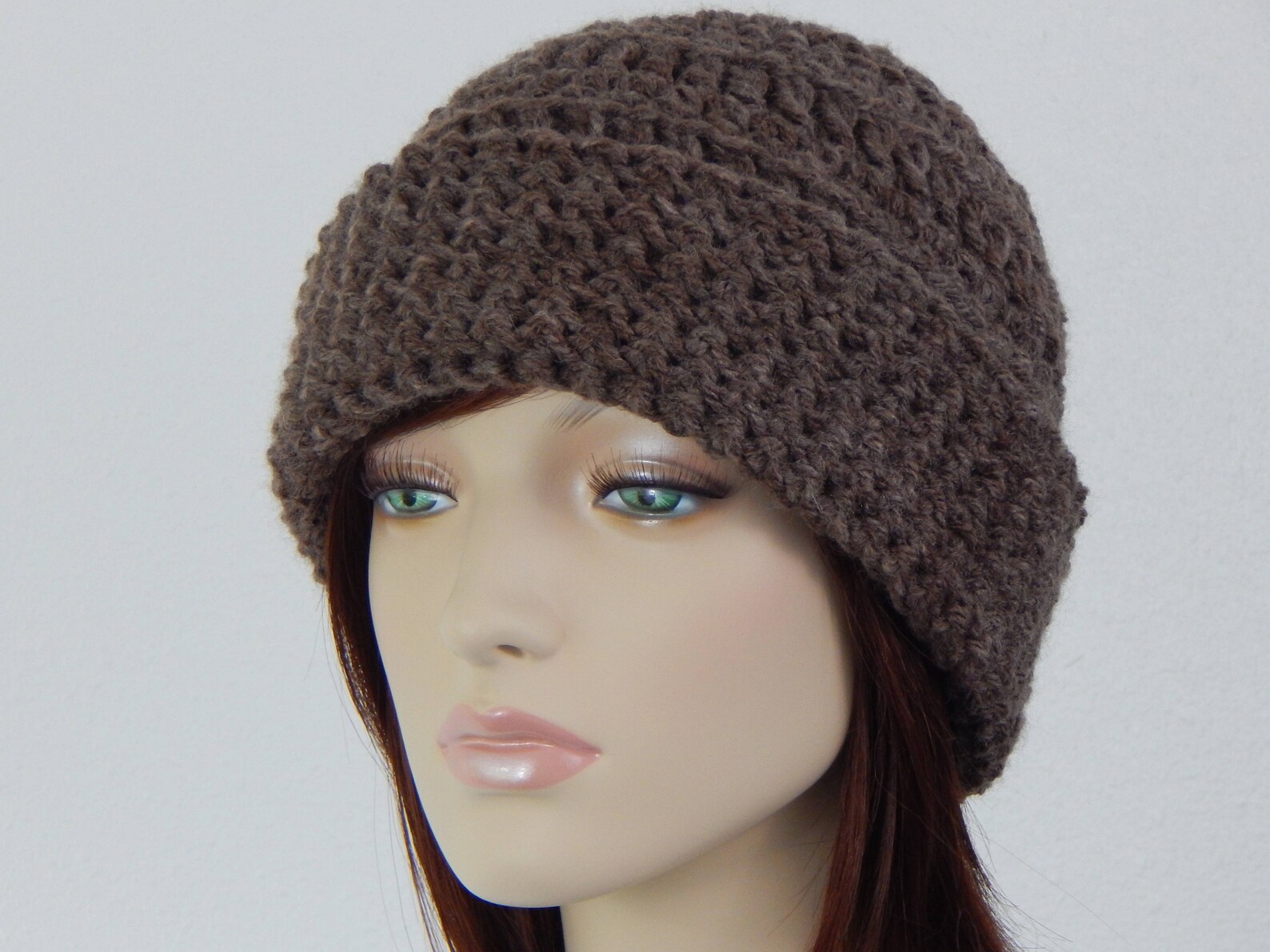 Crochet PATTERN PDF the Nature Lover Beanie Folded Cuff Hat - Etsy