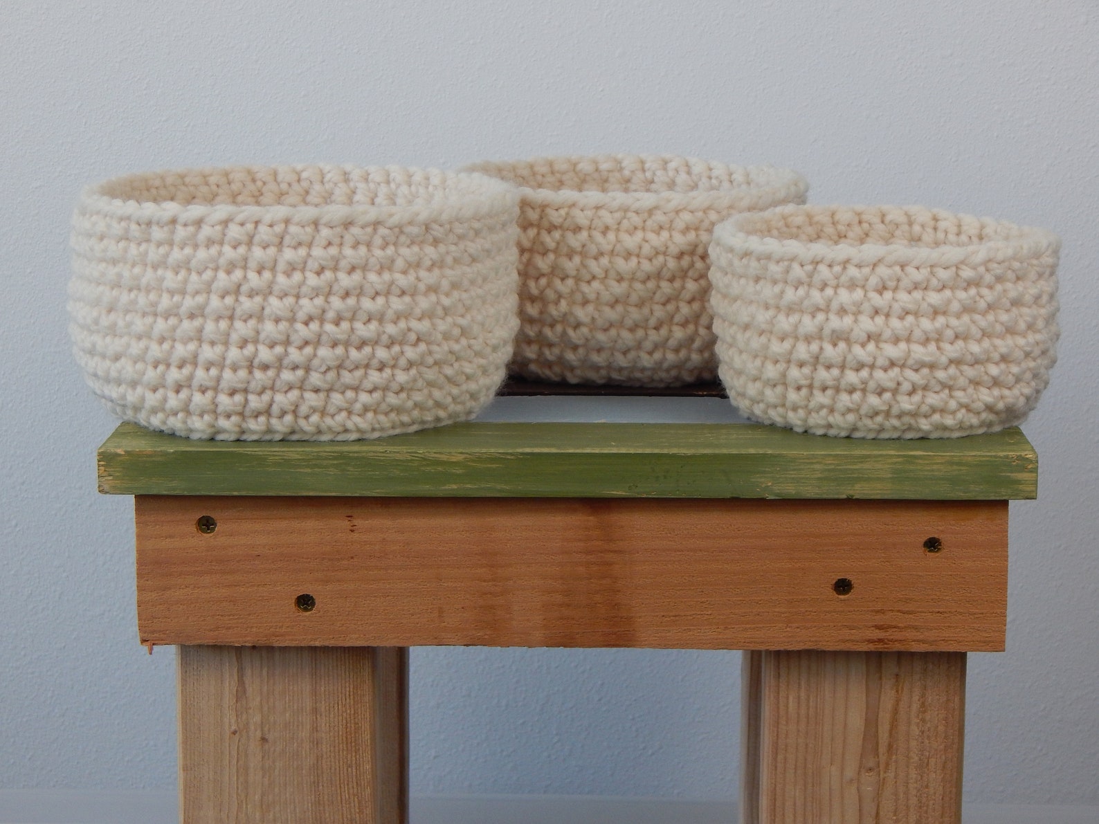 Crochet PATTERN PDF, the Nesting Baskets Trio Crochet Pattern, Stacking ...