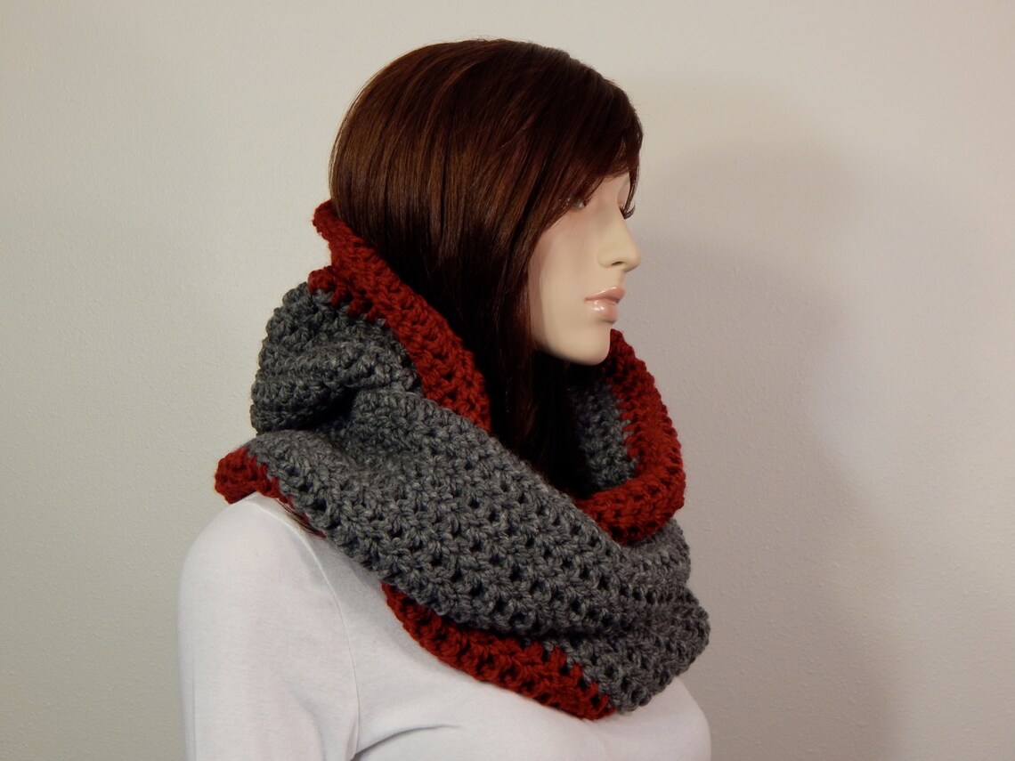 Crochet PATTERN PDF, the Everlasting Scarf, Large Circle Scarf ...