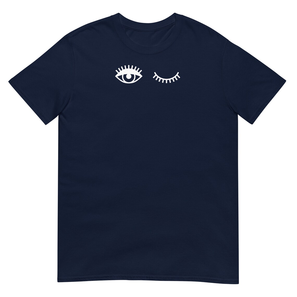Color Choices Unisex Winking Eyes T-shirt, Cute Flirty Wink Tee, Funny ...