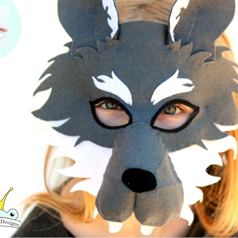 Wolf Mask - Etsy