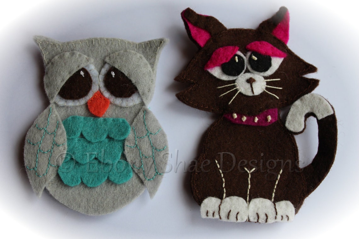 Owl Finger Puppet PATTERN - Etsy
