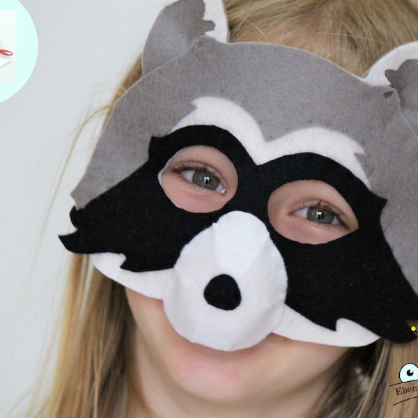 Raccoon Mask - Etsy