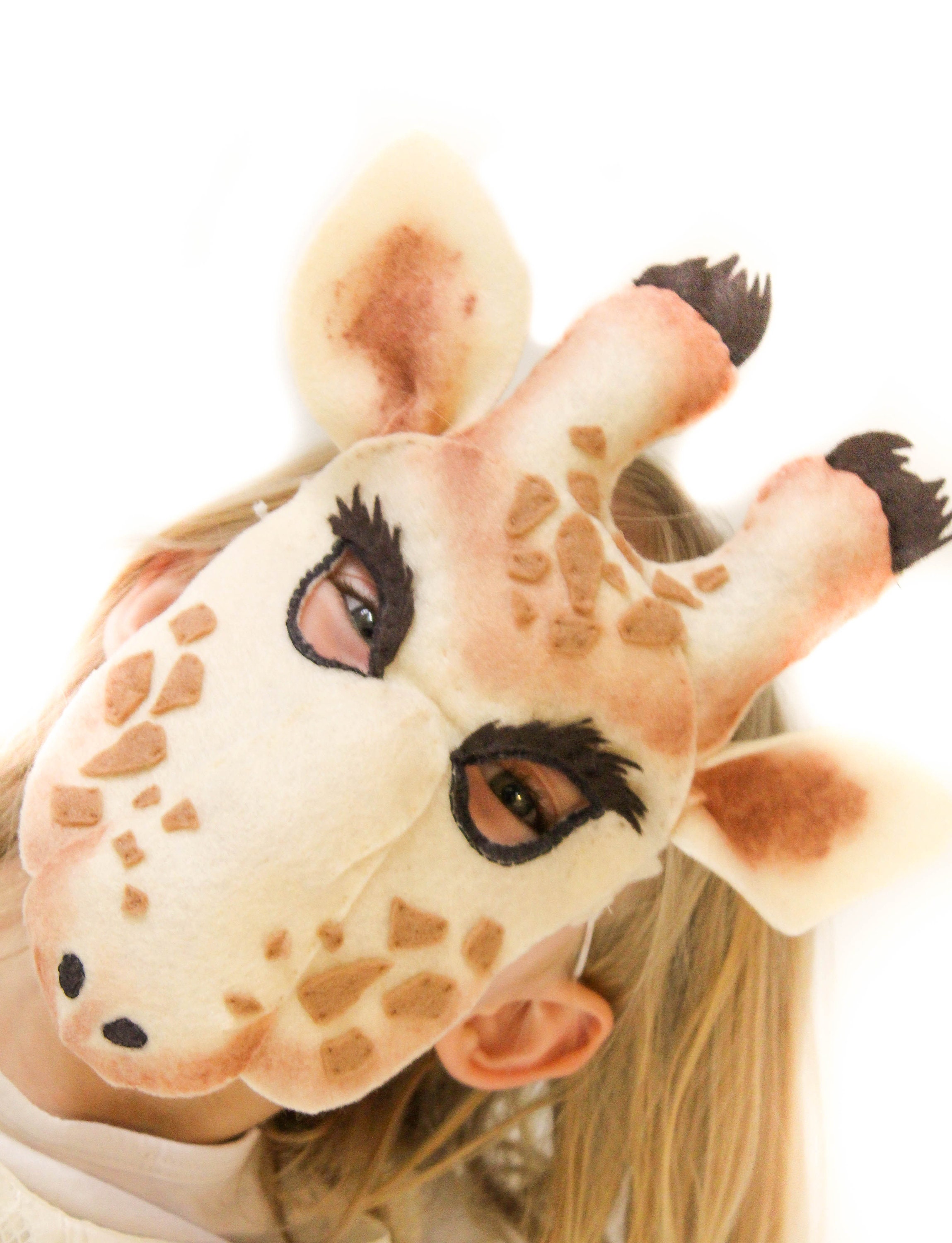Kids Giraffe Mask PATTERN. - Etsy Ireland