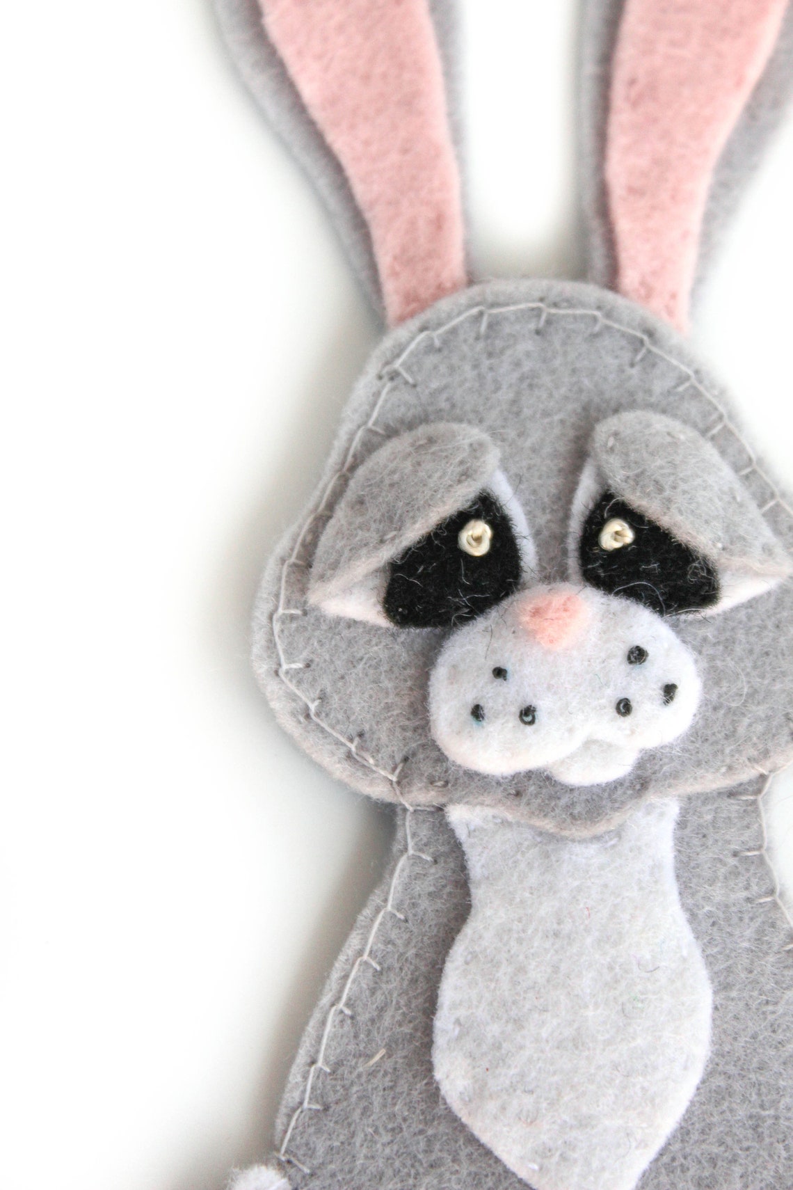 Rabbit Finger Puppet PATTERN. DIY Felt Finger Puppet. Animal - Etsy